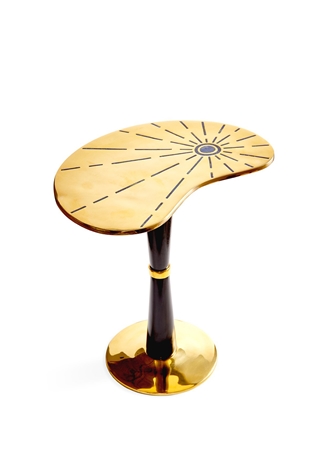 Jonathan Adler Kidney Kismet Gold Geometrik Formlu Sehpa Altın Rengi Jonathan Adler Kidney Kismet Gold Geometrik Formlu Sehpa Altın Rengi