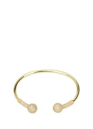 Beymen Collection Kadın Taşlı Top Detaylı Bilezik Altın Rengi EU Beymen Collection Kadın Taşlı Top Detaylı Bilezik Altın Rengi EU