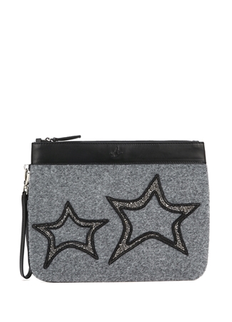 Beymen Club Kadın Siyah Patch Detaylı Keçe El Portföyü EU Beymen Club Kadın Siyah Patch Detaylı Keçe El Portföyü EU