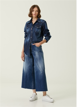 Dsquared2 Kadın Medium Sandy Page Mavi Jean Pantolon Lacivert 42 IT Dsquared2 Kadın Medium Sandy Page Mavi Jean Pantolon Lacivert 42 IT