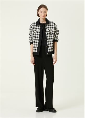 Beymen Kadın Siyah Yüksek Bel Triko Pantolon 42 EU