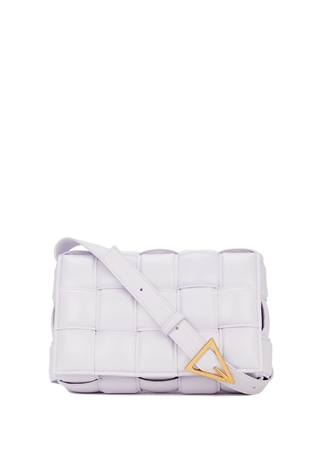 Bottega Veneta Kadın Padded Cassette Beyaz Deri Çanta Mor Eu Bottega Veneta Kadın Padded Cassette Beyaz Deri Çanta Mor Eu