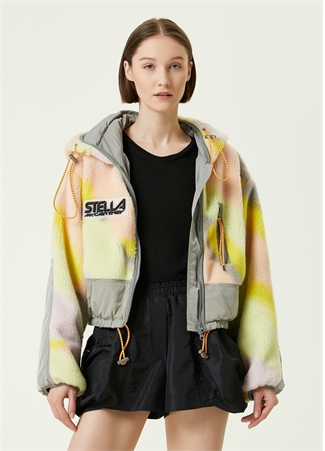 Stella McCartney Kadın Colorblocked Kapüşonlu Logo Detaylı Mont 40 IT Stella McCartney Kadın Colorblocked Kapüşonlu Logo Detaylı Mont 40 IT