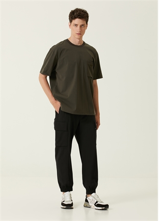 Solid Homme Erkek Siyah Beli Kordonlu Kargo Jogger Yün Eşofman Altı 46 IT Solid Homme Erkek Siyah Beli Kordonlu Kargo Jogger Yün Eşofman Altı 46 IT