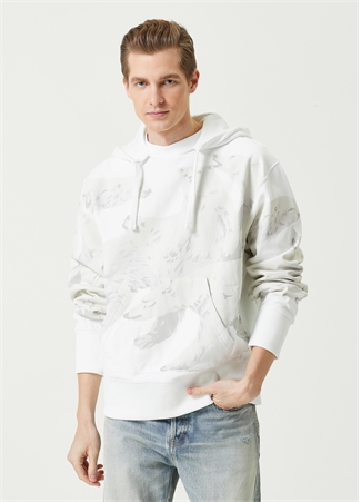 Kenzo Erkek The Winter Capsule Polar Bear Kapüşonlu Sweatshirt Beyaz S EU Kenzo Erkek The Winter Capsule Polar Bear Kapüşonlu Sweatshirt Beyaz S EU