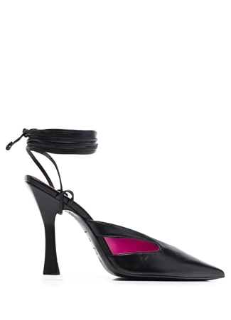 The Attico Kadın Anais Siyah Deri Topuklu Ayakkabı 36 EU