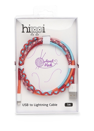 Hippi Blossom El Yapımı Desenli Lightning Kablo EU Hippi Blossom El Yapımı Desenli Lightning Kablo EU
