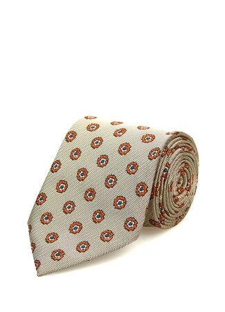 Fiorio Erkek Colorblocked Desenli İpek Kravat EU Fiorio Erkek Colorblocked Desenli İpek Kravat EU