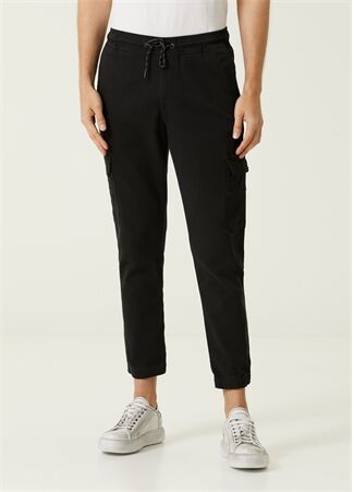 Academia Erkek Siyah Jogger Pantolon XS EU