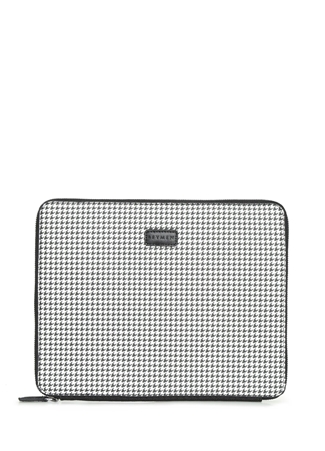 Beymen Hediye Kadın Siyah Beyaz Kazayağı Desenli Organizer EU