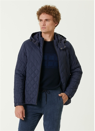 Beymen Club Erkek Essential Lacivert Kapüşonlu Puff Mont S Beymen Club Erkek Essential Lacivert Kapüşonlu Puff Mont S