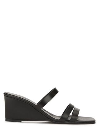 Beymen Club Kadın Siyah Deri Terlik 36