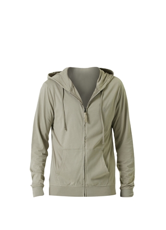 Allsaints Erkek Brace Haki Kapüşonlu Sweatshirt Yeşil XS EU