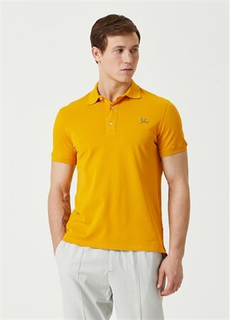 Isaia Erkek Sarı Polo Yaka T-shirt L EU Isaia Erkek Sarı Polo Yaka T-shirt L EU