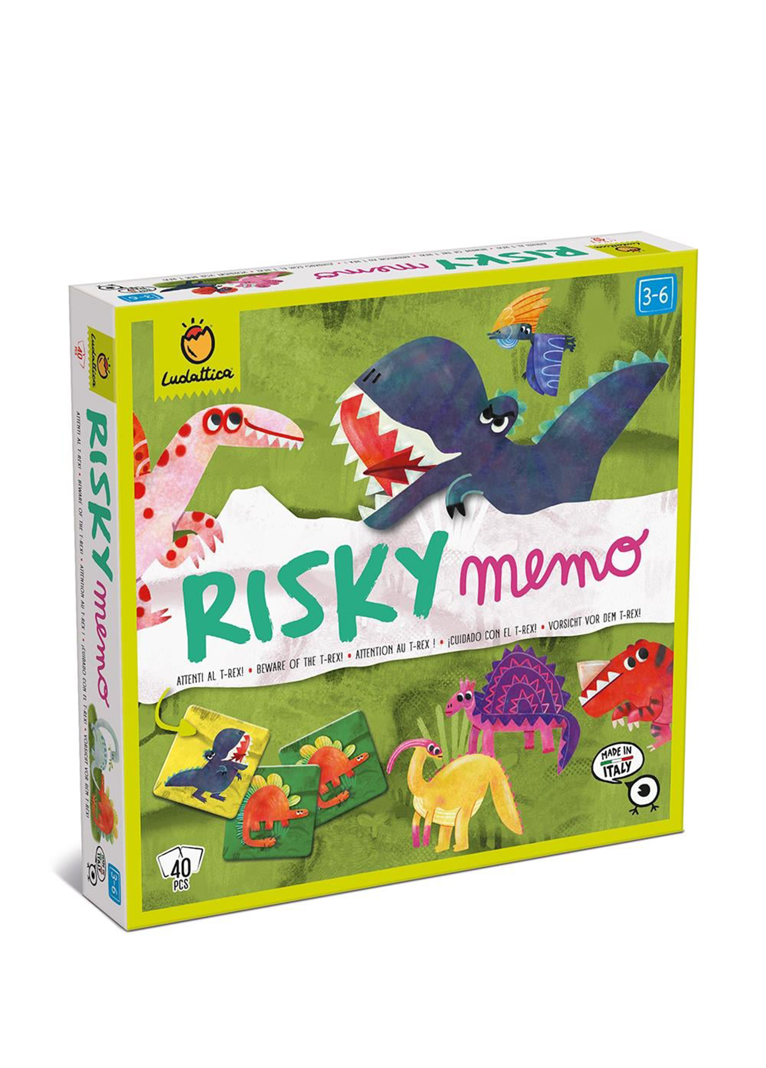 Ludattica - T-Rexe Attention Observation and Memory Game Kids Foreign ...