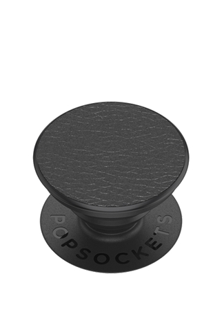 Popsockets Kadın PopGrip Vegan Leather Black Telefon Aksesuarı EU Popsockets Kadın PopGrip Vegan Leather Black Telefon Aksesuarı EU