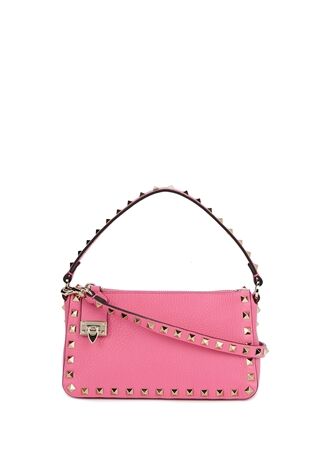 Valentino Garavani Kadın Pembe Deri Çanta EU