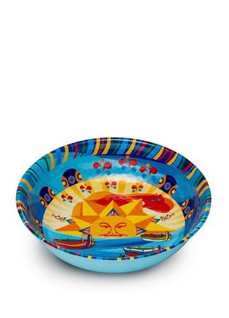 Lamart Mediterrano Colorblocked Melamin Servis Kasesi Çok Renkli