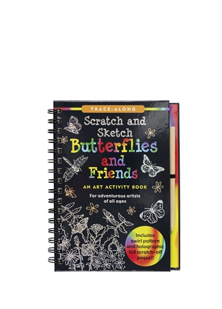 Peter Pauper Press Çocuk Scratch Sketch Butterflies Friends Etkinlik Kitabı EU Peter Pauper Press Çocuk Scratch Sketch Butterflies Friends Etkinlik Kitabı EU