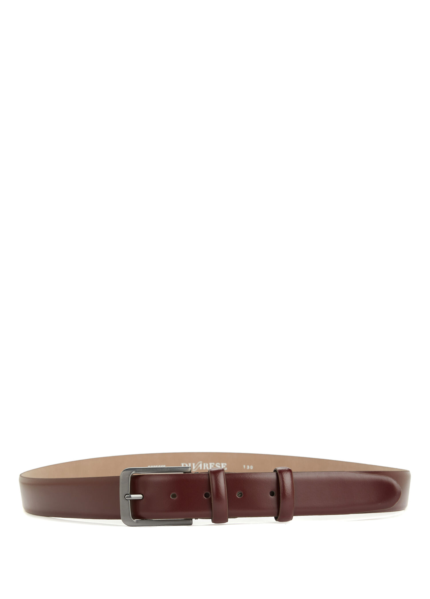 Divarese - Maroon Men's Leather Belt - Burgundy
