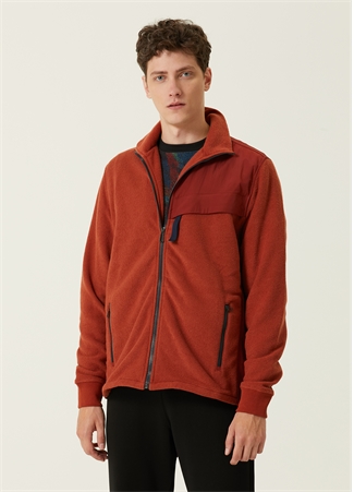 PS by Paul Smith Erkek Kiremit Dik Yaka Garnili Sweatshirt Kırmızı S EU PS by Paul Smith Erkek Kiremit Dik Yaka Garnili Sweatshirt Kırmızı S EU