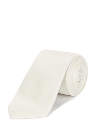 Palzileri Lab Erkek Beyaz Kravat EU