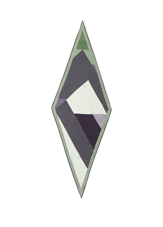 Pal Zileri Erkek Colorblocked Geometrik Desenli İpek Atkı Yeşil EU Pal Zileri Erkek Colorblocked Geometrik Desenli İpek Atkı Yeşil EU