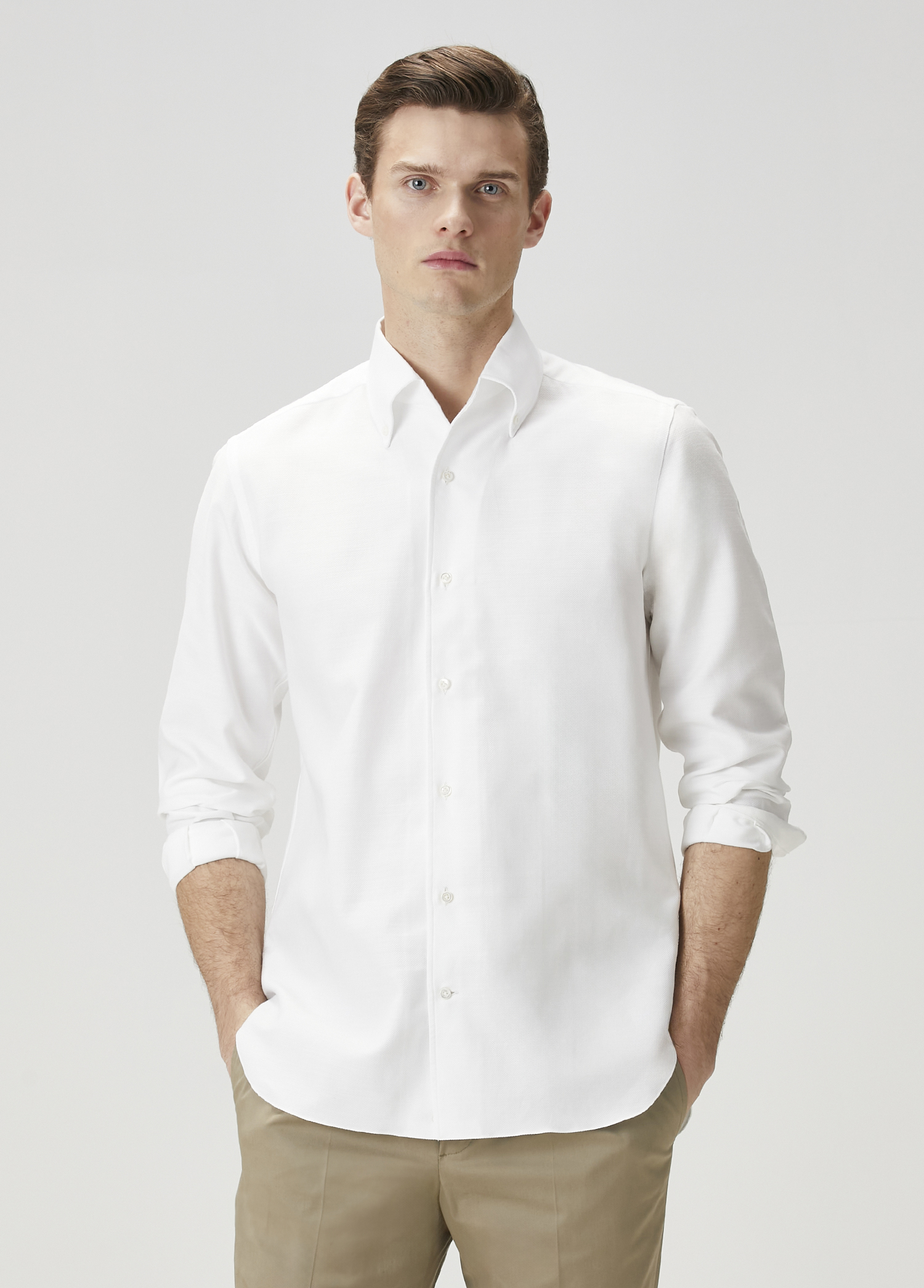 White Luciano Barbera White Men White Shirt 1675872 | Beymen