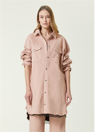 7 For All Mankind Kadın x N 2 Pembe Şifon Detaylı Dış Gömlek EU 7 For All Mankind Kadın x N 2 Pembe Şifon Detaylı Dış Gömlek EU