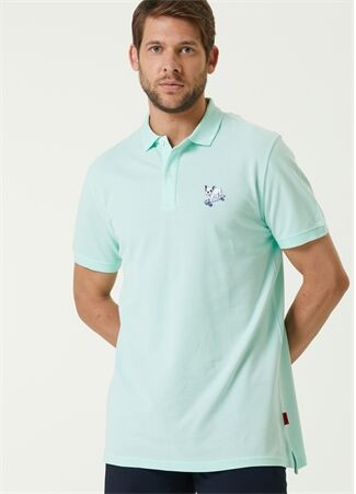 John Frank Erkek Identity Yeşil Polo Yaka T-shirt L EU John Frank Erkek Identity Yeşil Polo Yaka T-shirt L EU