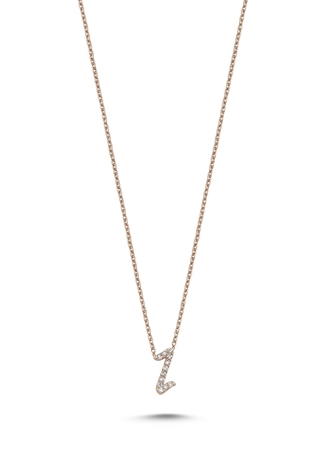 Collection-Ecce Kadın Z Harfi Formlu Altın Rengi Kolye EU Collection-Ecce Kadın Z Harfi Formlu Altın Rengi Kolye EU