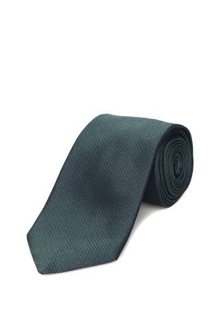 Pal Zileri Erkek Petrol İpek Kravat Mavi EU