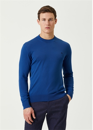 Etro Erkek Mavi Logolu Triko M EU Etro Erkek Mavi Logolu Triko M EU