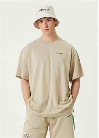 Off-white Erkek Tshirt Bej L Eu