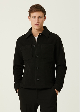 Calvin Klein Erkek Regular Fit Siyah Logolu Yün Mont L EU Calvin Klein Erkek Regular Fit Siyah Logolu Yün Mont L EU