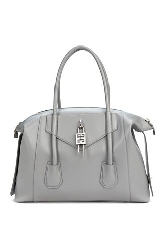Givenchy Kadın Antigona Soft Lock M Gri Deri El Çantası EU