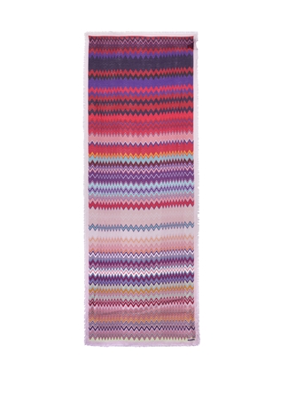 Missoni Distribution Kadın Colorblocked Zikzak Desenli Şal EU Missoni Distribution Kadın Colorblocked Zikzak Desenli Şal EU