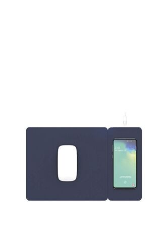 Pout Kablosuz Şarjlı Mouse Pad Lacivert