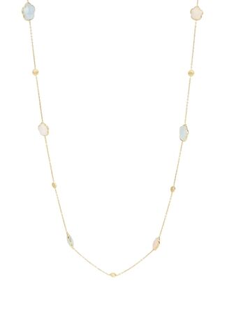 Collection Kadın Çiçek Formlu Altın Rengi Kolye EU