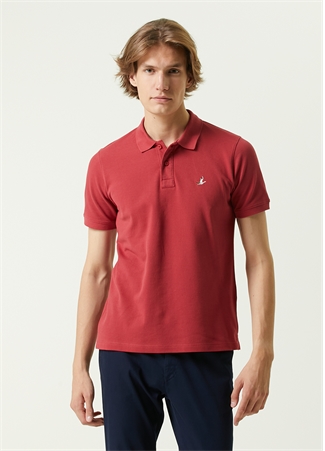 Beymen Club Erkek Comfort Fit Kiremit Polo Yaka T-shirt Kırmızı S Beymen Club Erkek Comfort Fit Kiremit Polo Yaka T-shirt Kırmızı S