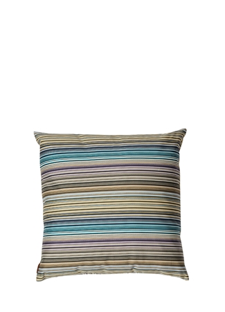 Missoni Home Jenkins Colorblocked Çizgili 40x40 Dekoratif Yastı Mavi