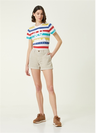 Polo Ralph Lauren Kadın Bej Şort 0 Us