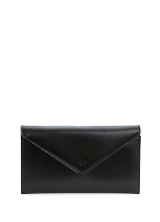 Beymen Club Kadın Siyah Zarf Formlu Deri Büyük Cüzdan EU Beymen Club Kadın Siyah Zarf Formlu Deri Büyük Cüzdan EU