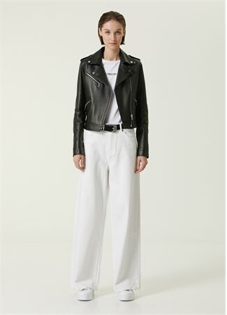 Academia Kadın Beyaz Yüksek Bel Jean Pantolon 38