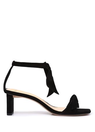 Alexandre Birman Kadın Siyah Fiyonk Detaylı Süet Sandalet 6 US