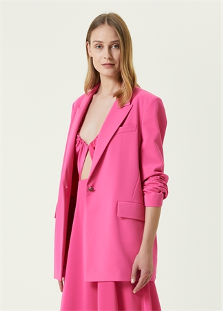 Academia Kadın Şeftali Tek Düğmeli Ceket Pembe 42 EU Academia Kadın Şeftali Tek Düğmeli Ceket Pembe 42 EU