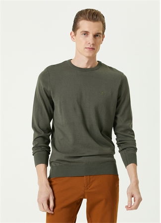Beymen Club Erkek Haki Kuş Logolu Basic Kazak S EU Beymen Club Erkek Haki Kuş Logolu Basic Kazak S EU