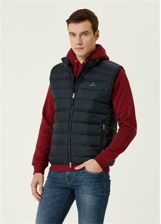 Gant Erkek Siyah Logo Detaylı Mont S EU Gant Erkek Siyah Logo Detaylı Mont S EU