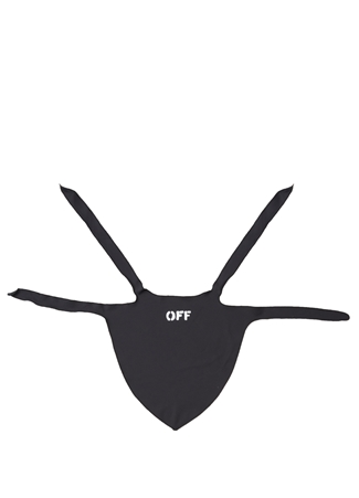 Off-White Kadın Siyah Logo Baskılı Eşarp EU Off-White Kadın Siyah Logo Baskılı Eşarp EU