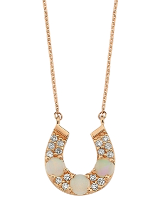 Collection Kadın Art of Giving Opal Charm Altın Rengi Şans Kolyesi EU Collection Kadın Art of Giving Opal Charm Altın Rengi Şans Kolyesi EU